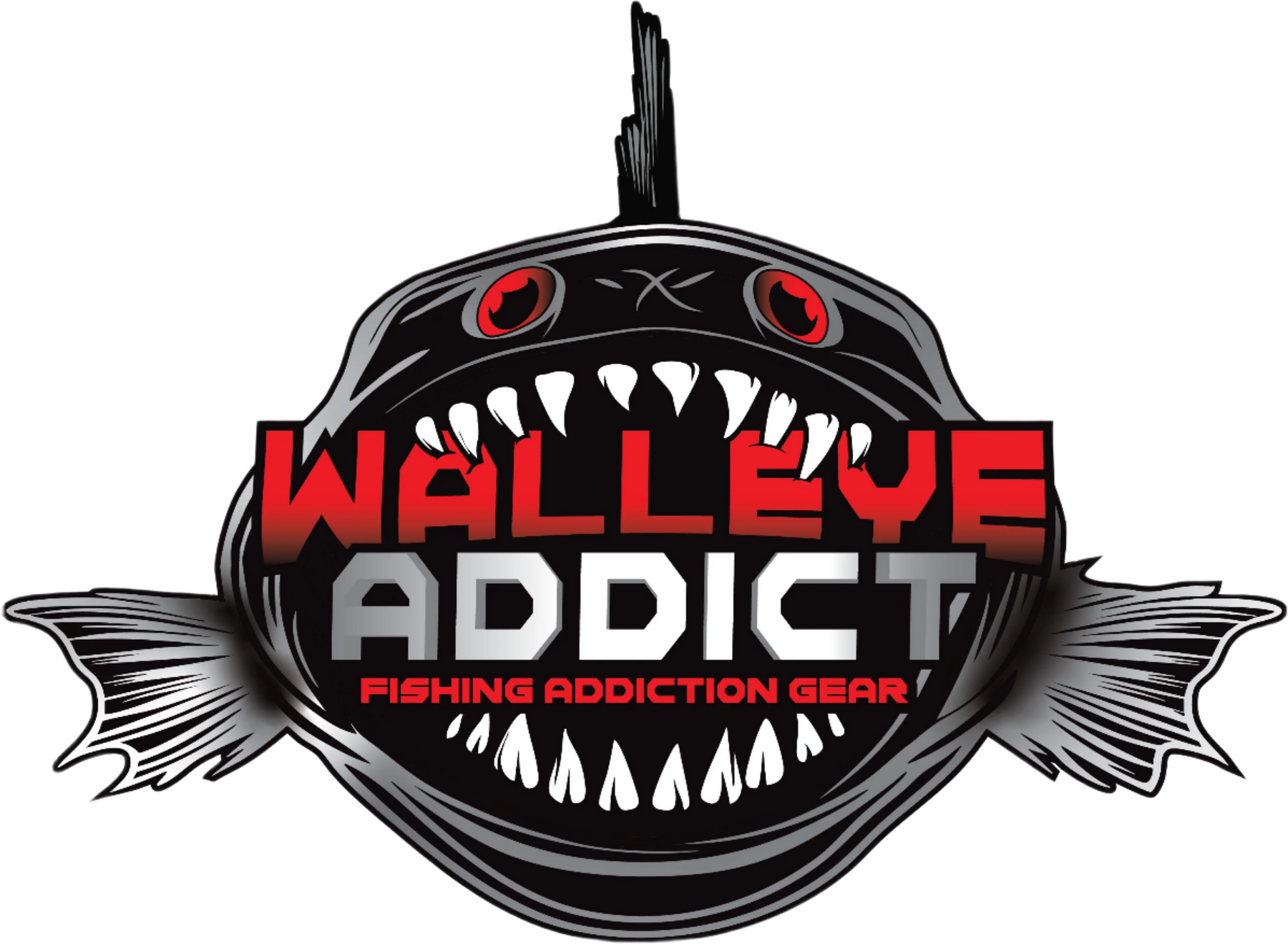 Walleye Addict Decal – Fishing Addiction Gear
